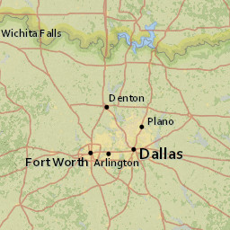 Little Rock District Project Data Map