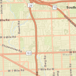 Oakland County, Michigan, Esri, HERE, Garmin, NGA, USGS, NPS, NRCan
