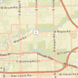 County of Will, Esri, HERE, Garmin, NGA, USGS, NPS