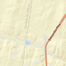 JC WV Berryville Pike Realignment Map