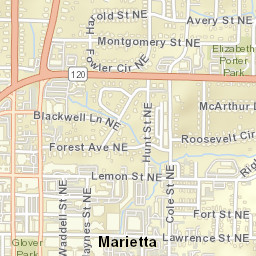 Marietta Ga Zip Code Map - Maps For You
