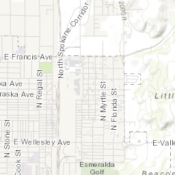City of Spokane, Spokane County, Bureau of Land Management, Esri Canada ...