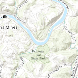 West Virginia GIS, Esri, HERE, Garmin, INCREMENT P, USGS, METI/NASA ...