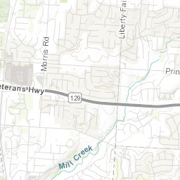 County of Butler, Esri, HERE, Garmin, INCREMENT P, USGS, METI/NASA, NGA ...