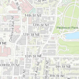 Georgia Tech Campus Map